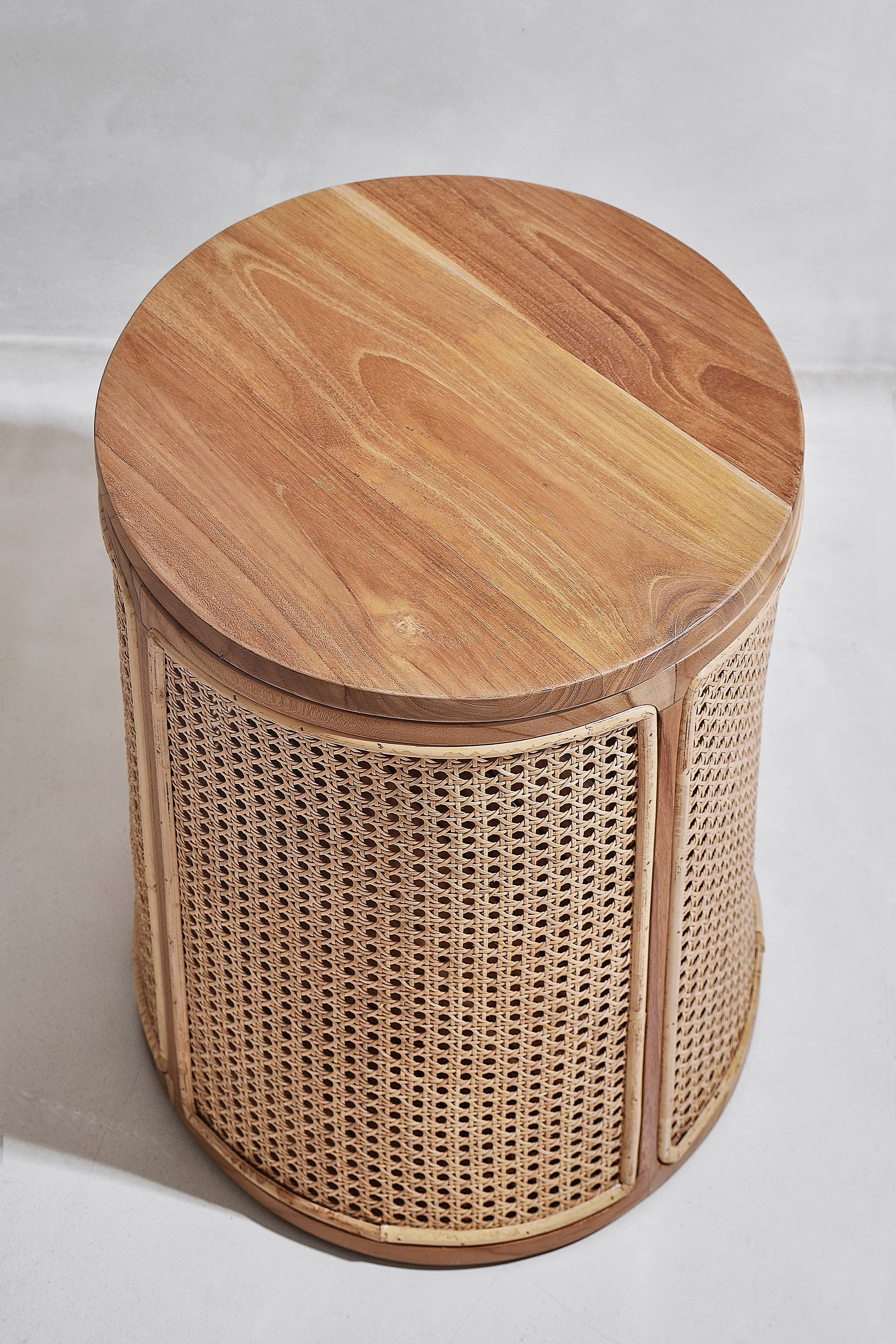 Rattan Storage Table